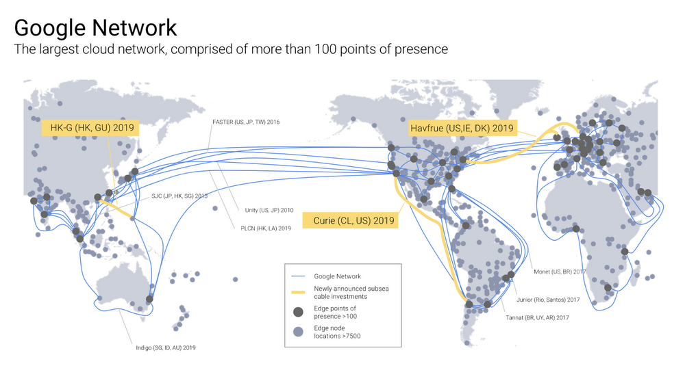 Google Expands Cloud Network Infrastructure via 3 New Undersea Cables ... Google Expands Cloud Network Infrastructure via 3 New Undersea Cables ...
