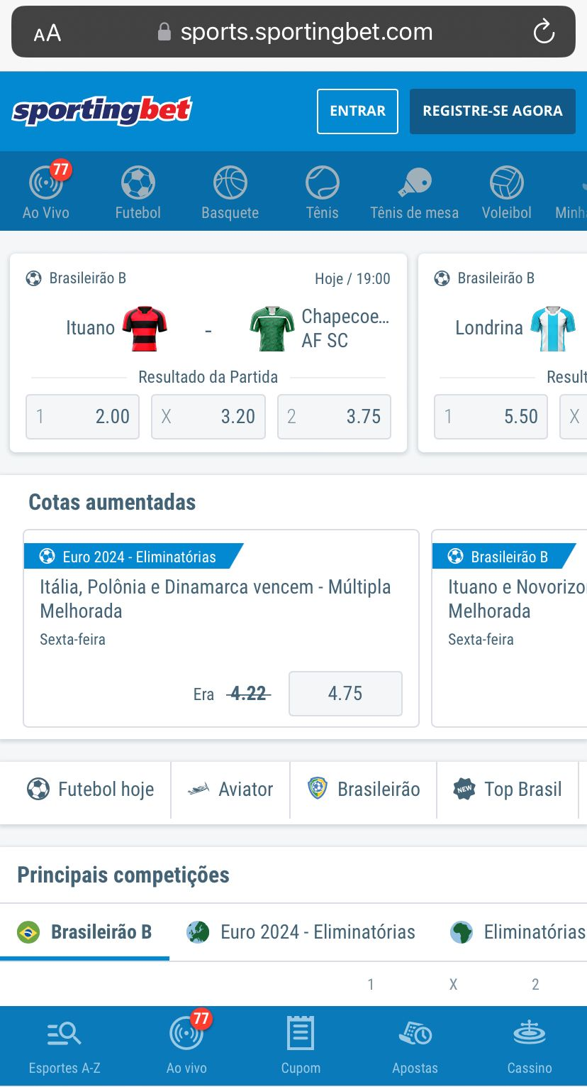 Sportingbet Brasil Análise - Casa de Apostas Confiável em 2024