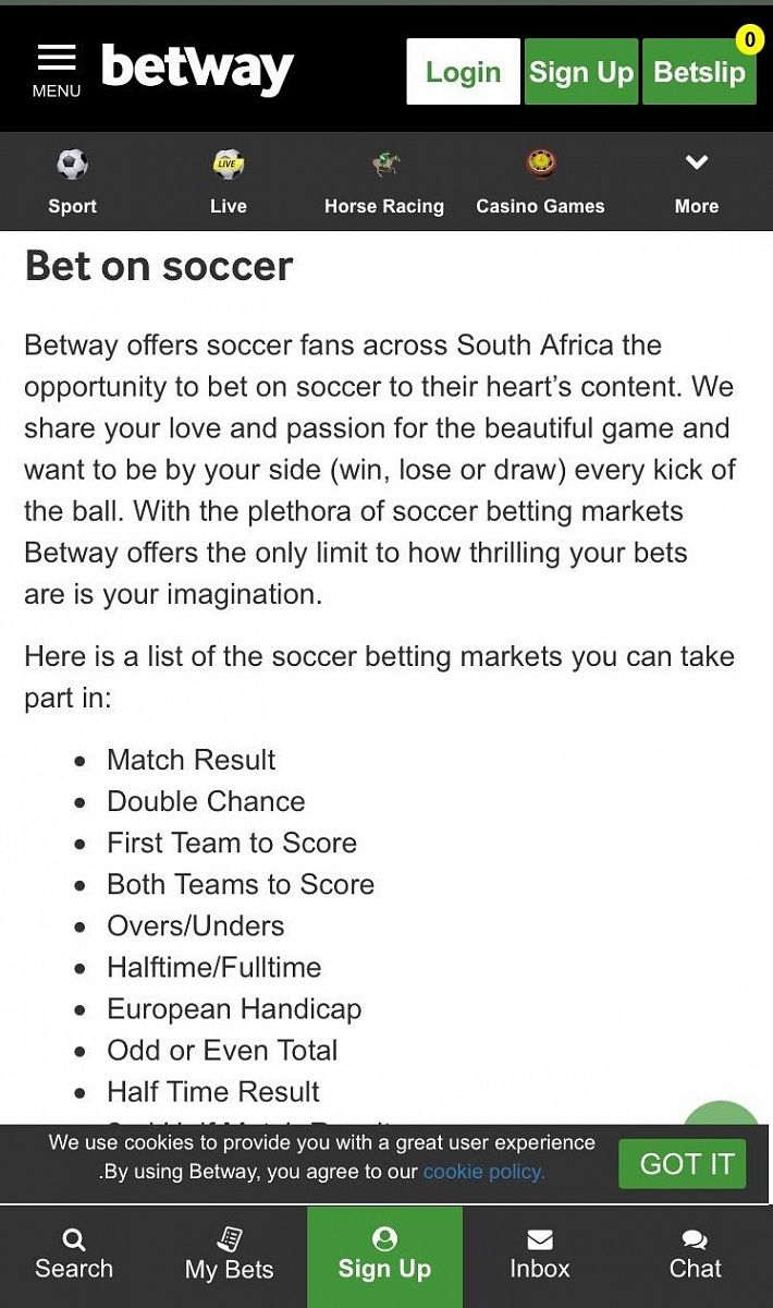 Betway App - Download Mobile Apk for Android & iOS in South Africa 2024