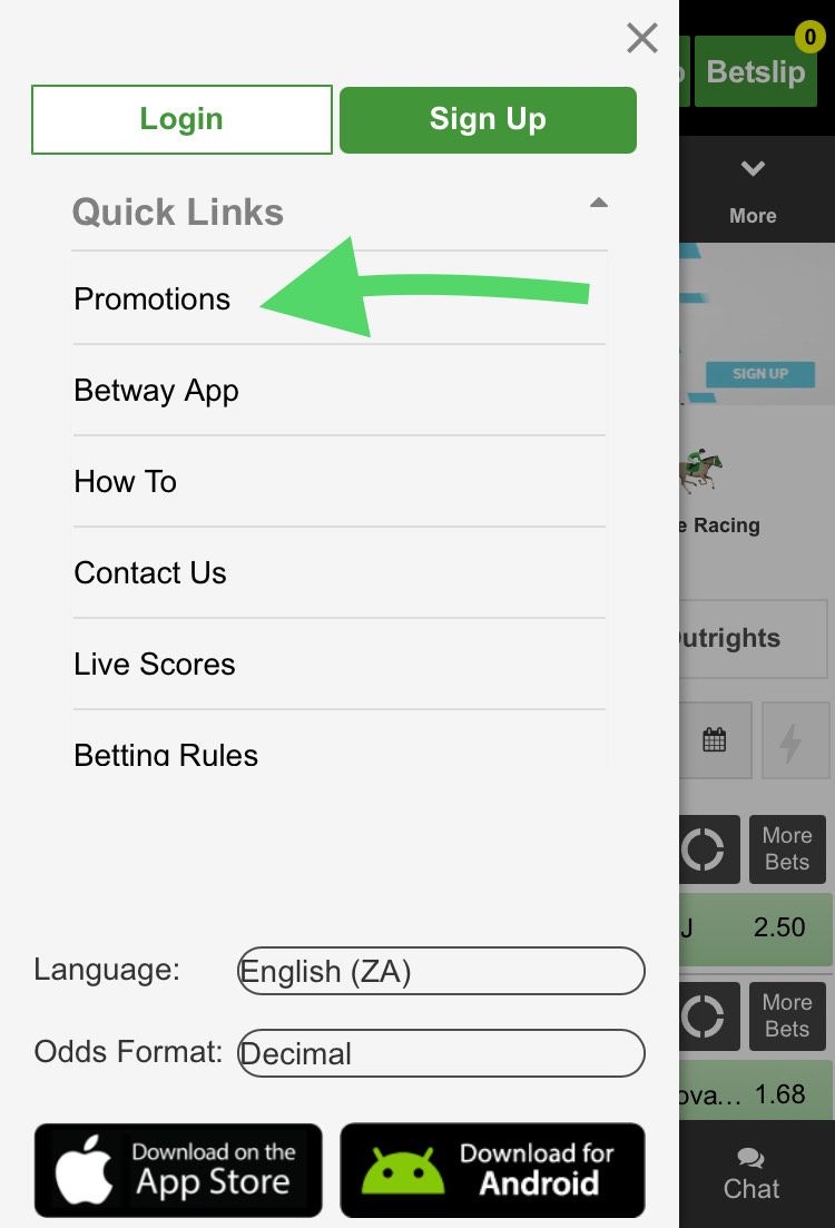 Download Betway App, Login, Register from South Africa and Get 100% First R1000 Deposit