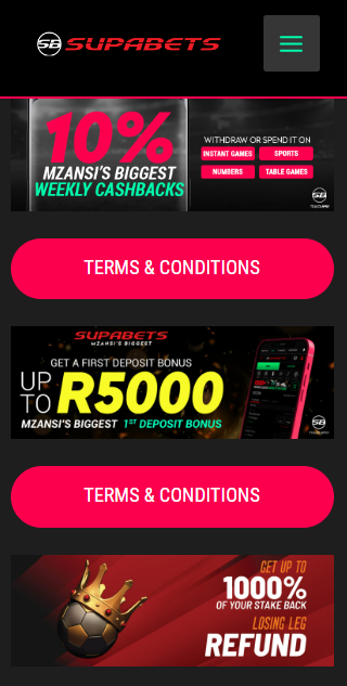 Install Supabets App from South Africa in 2023 & Get R50 Free Bet Welcome Bonus